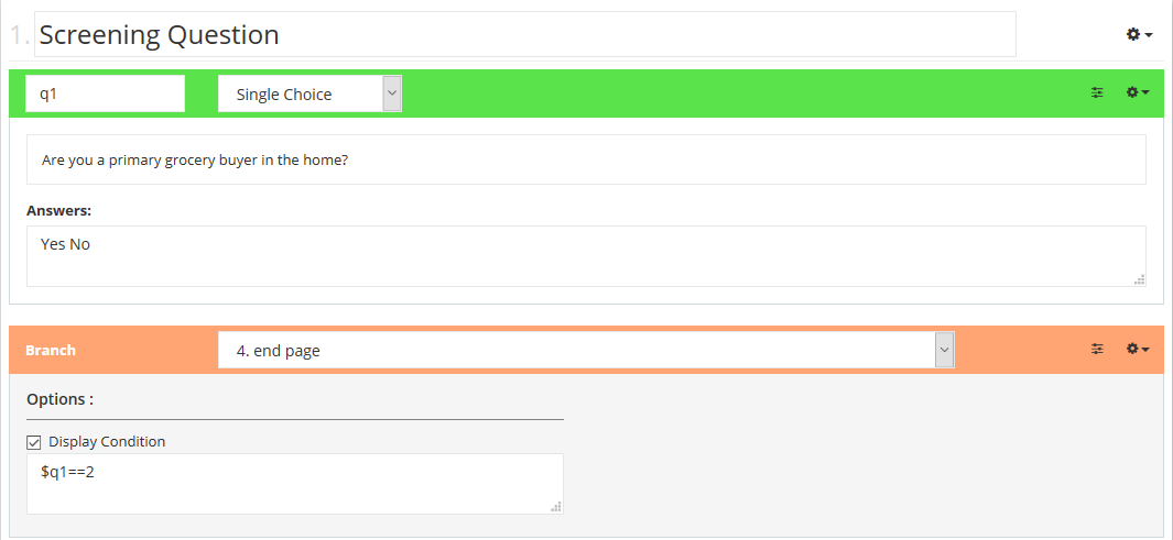 Control - Branch – SurveyEngine