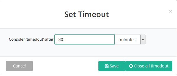 Timeouts – SurveyEngine