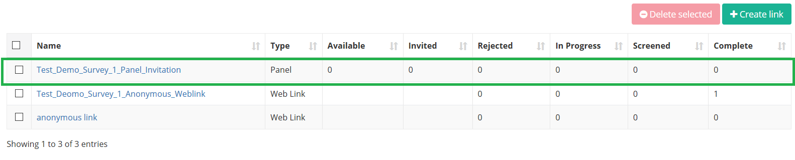 Create Panel Invitation – SurveyEngine